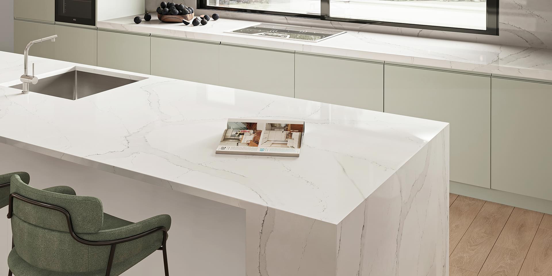 Quantra Calacatta Pietrasanta - Surface Grani Quartz